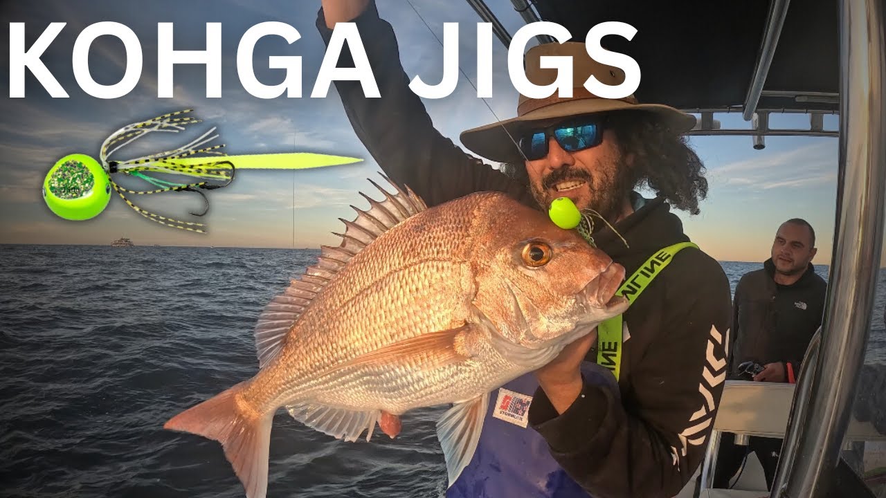 Using the Daiwa Kohga Jigs for Sydney Wintertime Snapper - YouTube