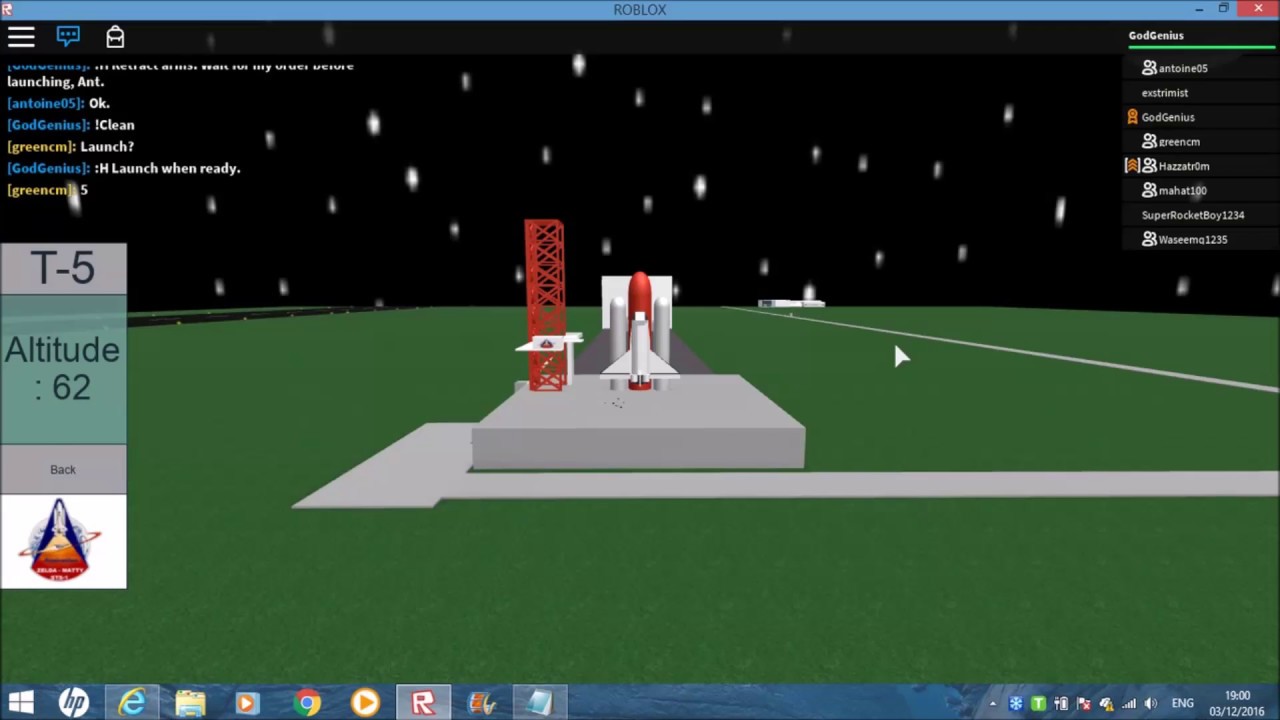 STS-119 - STS-Aspiration - ROBLOX NASA Mission - YouTube