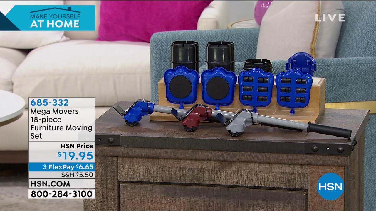 Mega Movers 18piece Furniture Moving Set - YouTube