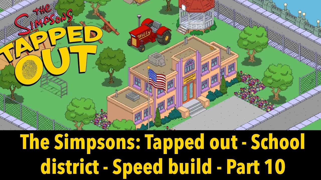 The Simpsons tapped out - Springfield elementary and School (Design ...