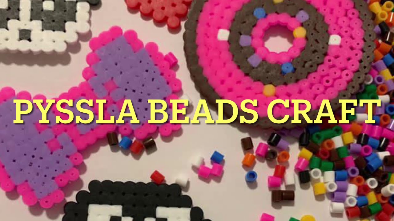 Easy Craft with Pyssla Beads | Perler Beads Craft | Fun Craft Idea ...