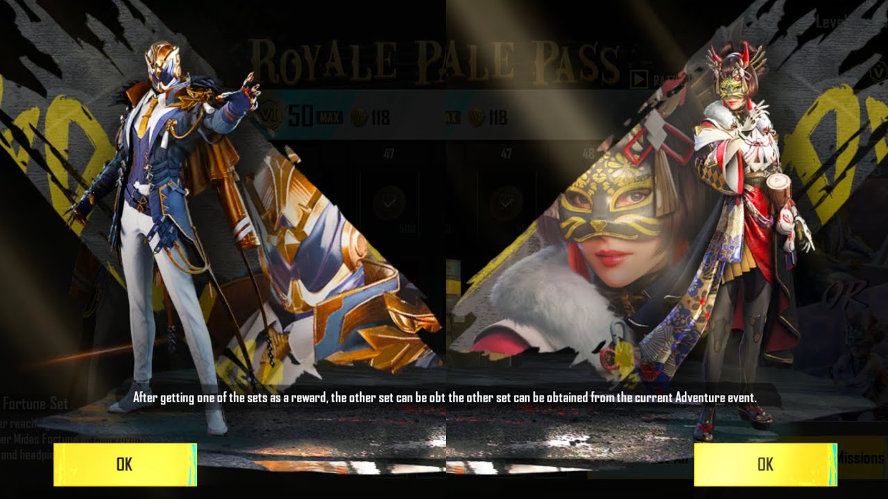 Midas Fortune Set Or Clairvoyant Fox Set In PUBG Mobile - YouTube