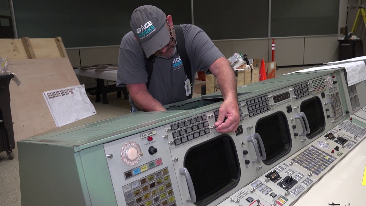 Apollo Mission Console Restoration - June 2019 - YouTube