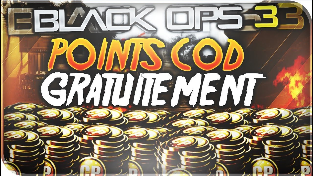 OMG! "AVOIR DES POINTS COD FACILEMENT " GRATUITEMENT & SIMPLEMENT ...