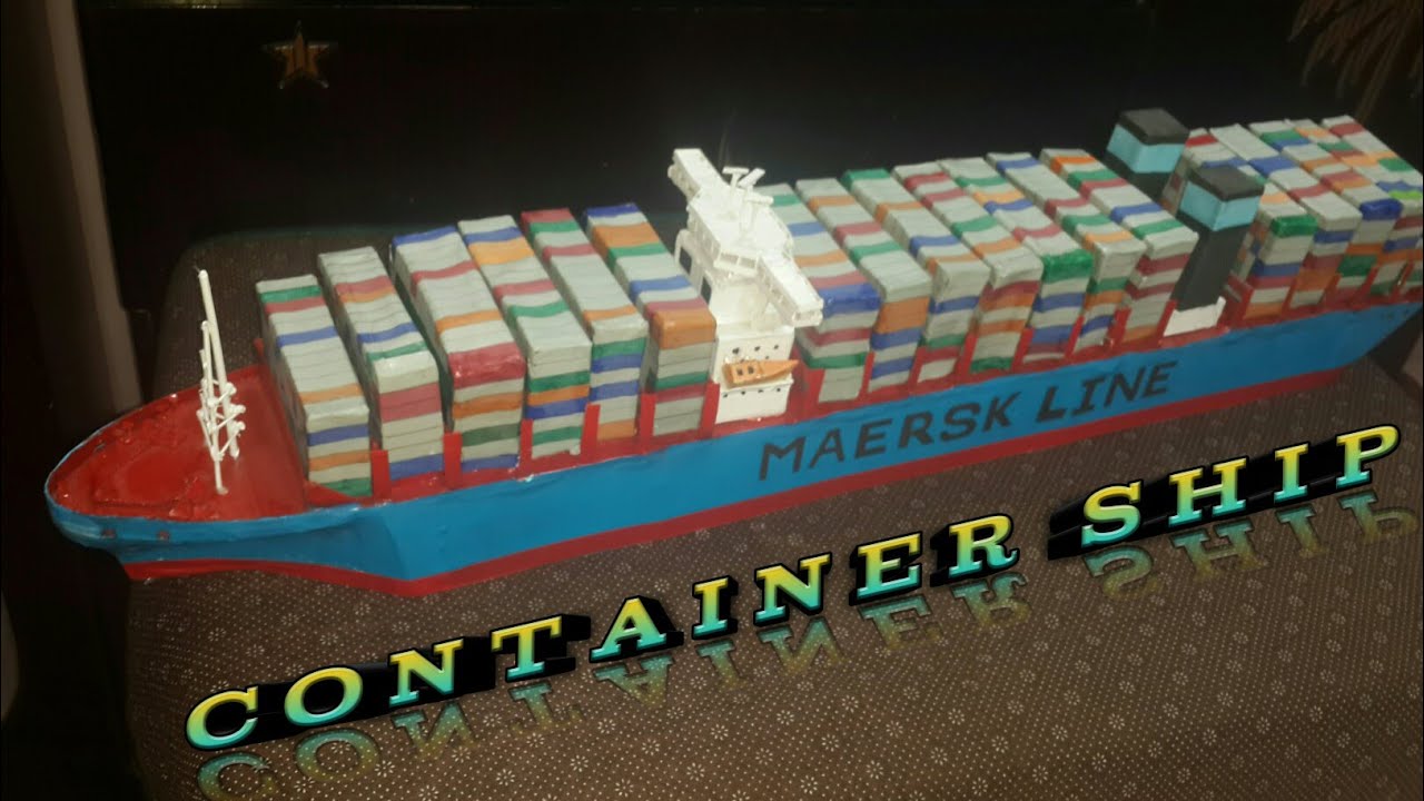 How To Make Container Ship Model With Cardboard Triple E Class how-to-make-container-ship-model-with-cardboard-triple-e-class