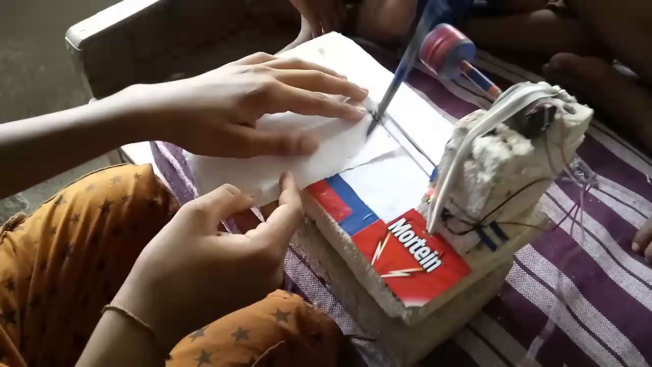 Hand Made Sewing Machine By Poor Boy. New Invention For Future. Part 2 ...