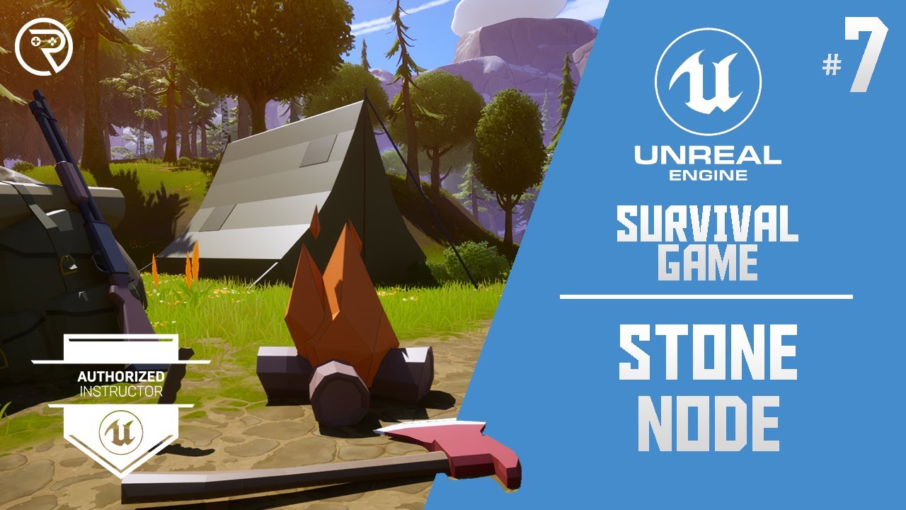Unreal Engine 5 Tutorial - Survival Game Part 7: Stone Node - YouTube