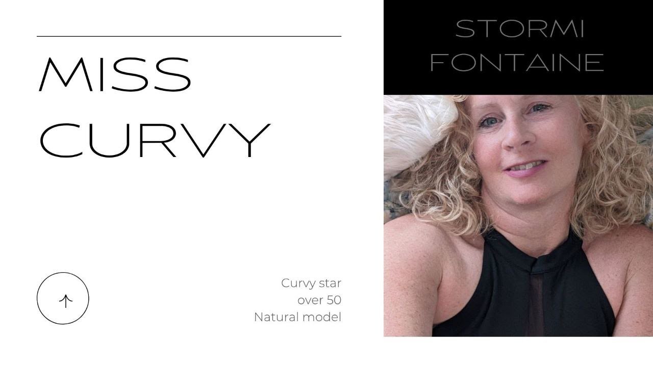 Stormi Fontaine Mature Model Over 50 | Natural Older Woman | Curvy Star ...