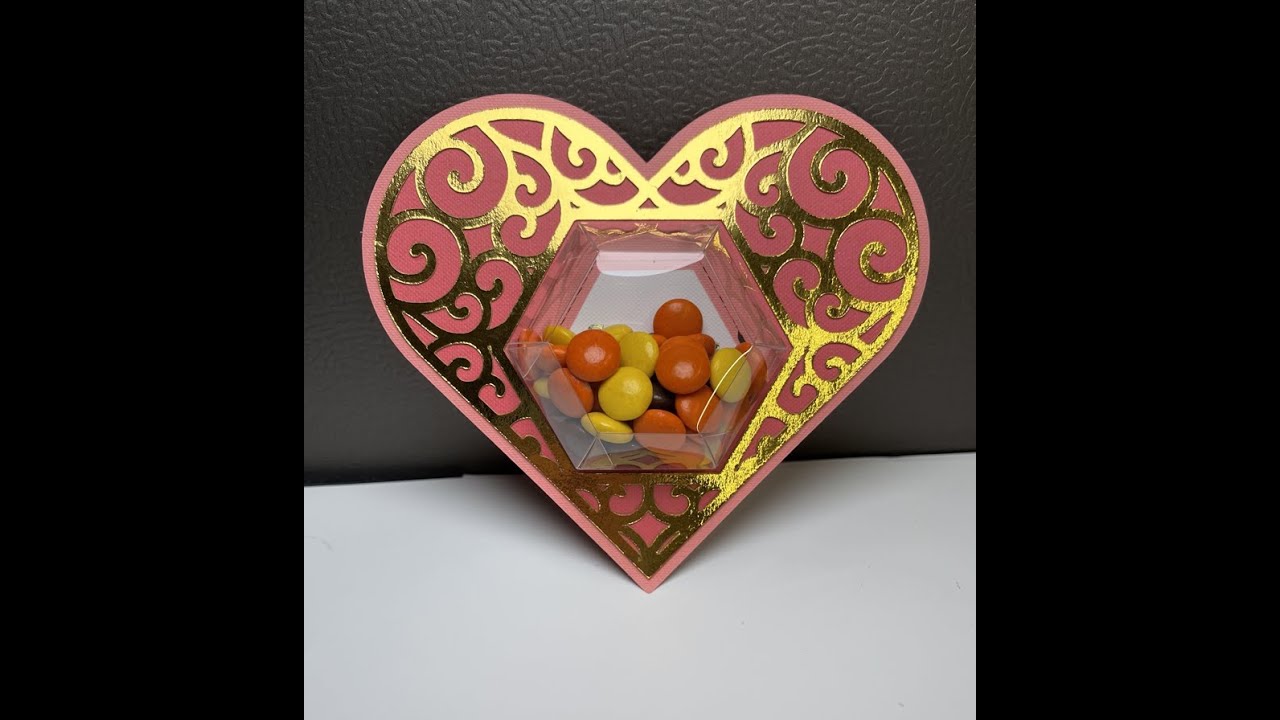 Make your own Acetate Dome for a Candy Card for Valentine's Day - YouTube