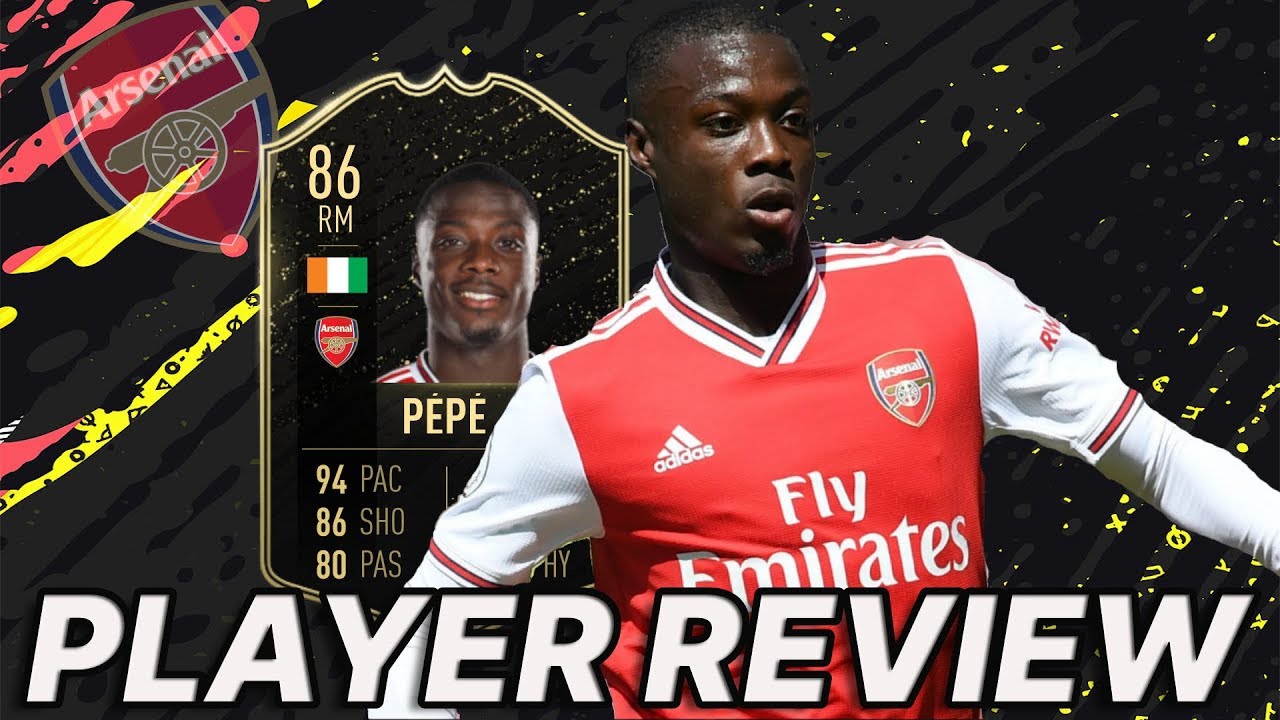 86 SIF Nicolas Pepe Player Review | Fifa 20 Ultimate Team | Is He Worth ...