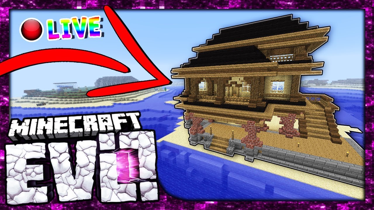 🔴BUILDING THE NEW MAGIC SHOP!? | Minecraft Evolution SMP LIVE! - YouTube