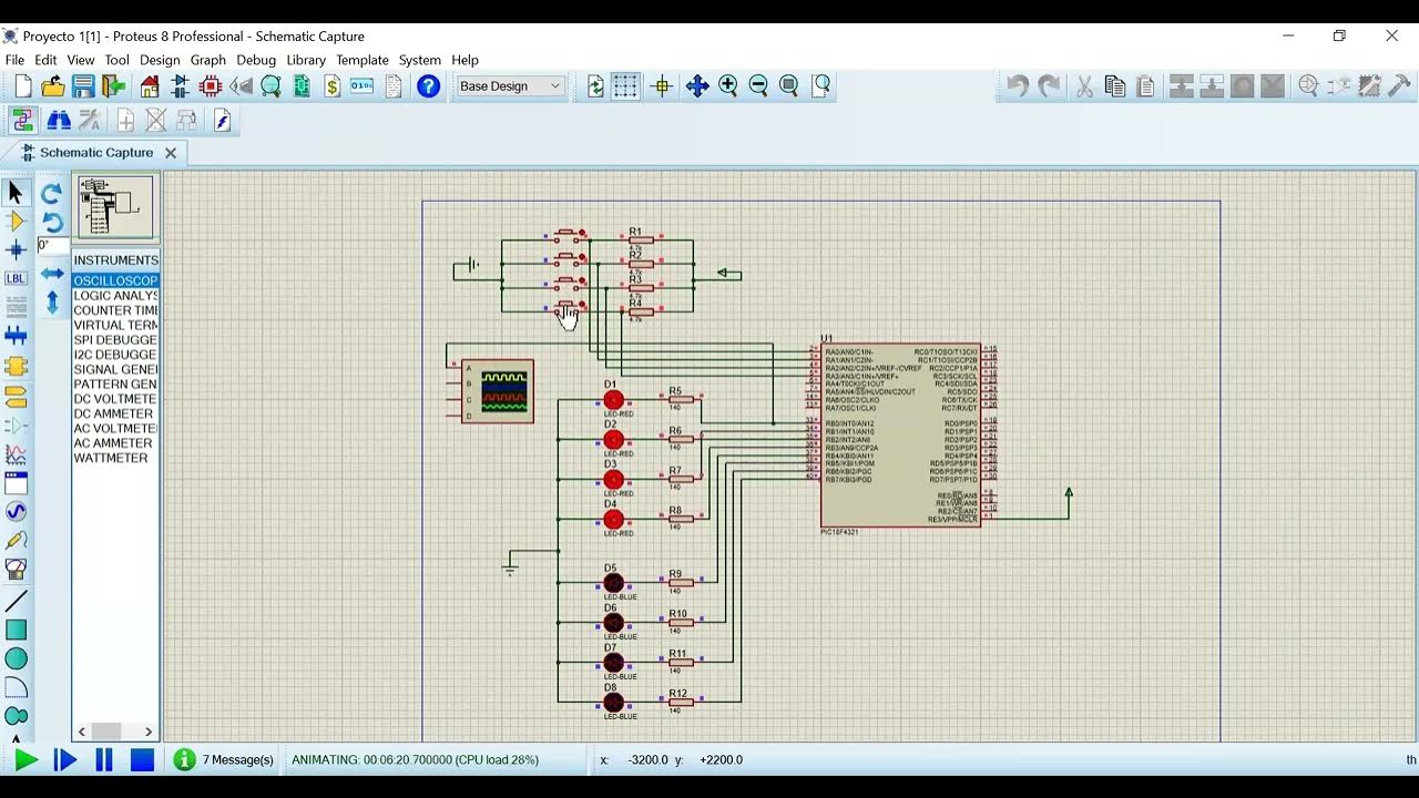 Proteus LEDS - YouTube