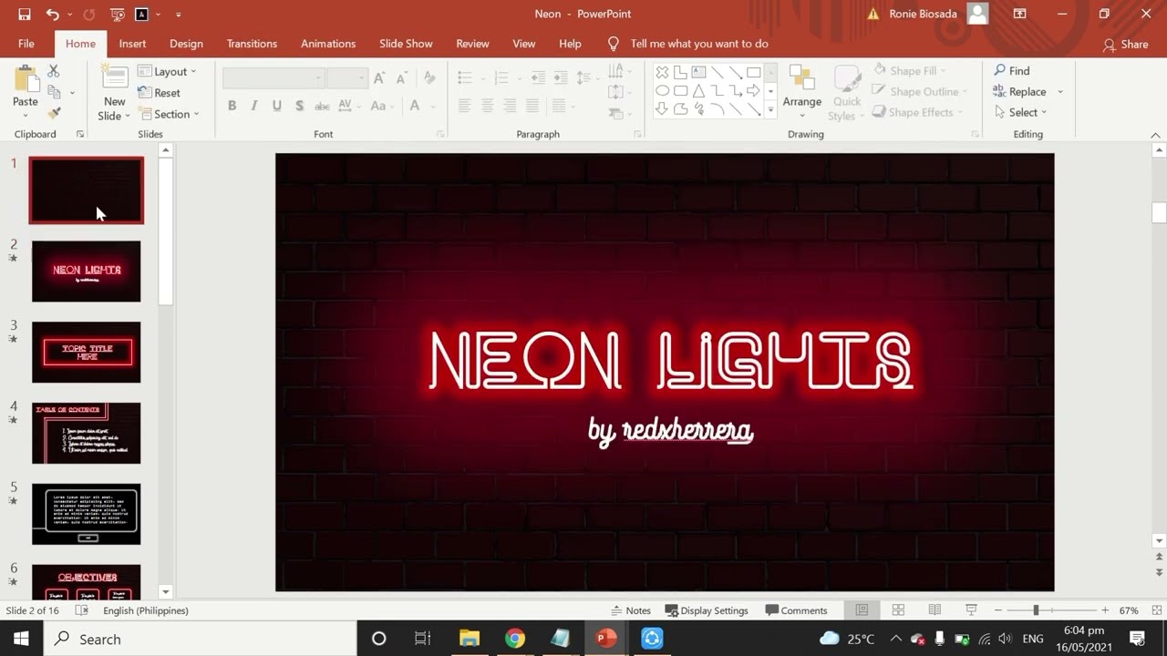 How To Make Neon Lights Text On Powerpoint YouTube How To Make Neon Lights Text On Powerpoint YouTube