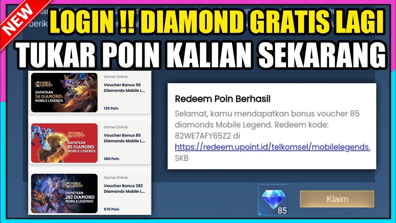 TUKAR POIN DENGAN 282 DIAMONDS MLBB | TUKAR POIN TELKOMSEL DENGAN ...