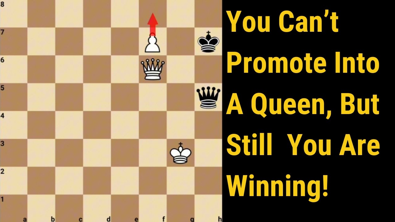 Promoting To A Queen Is Not Always The Best Move! - YouTube