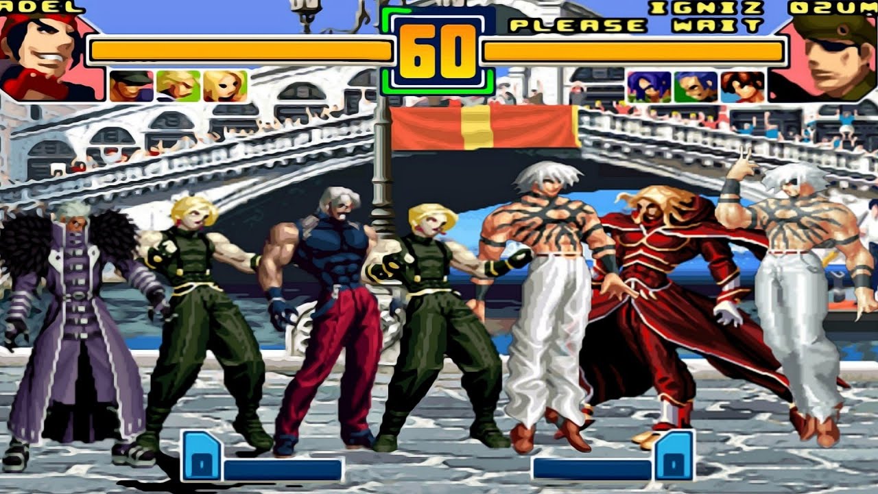 KOF 2001 BOSSES V2 Adel, Goenitz, APK y ROM PARA ANDROID - YouTube
