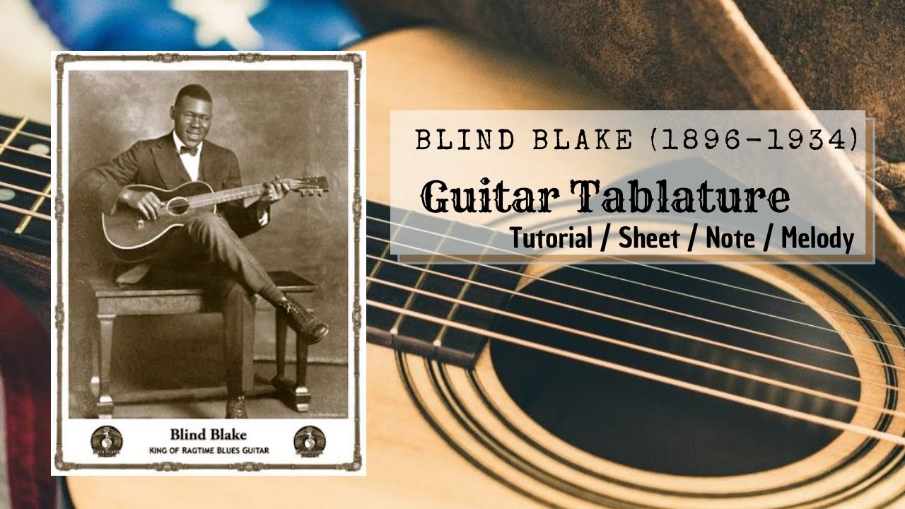 Guitar TAB - Blind Blake : Blakes Breakdown (1896-1934) | Tutorial ...