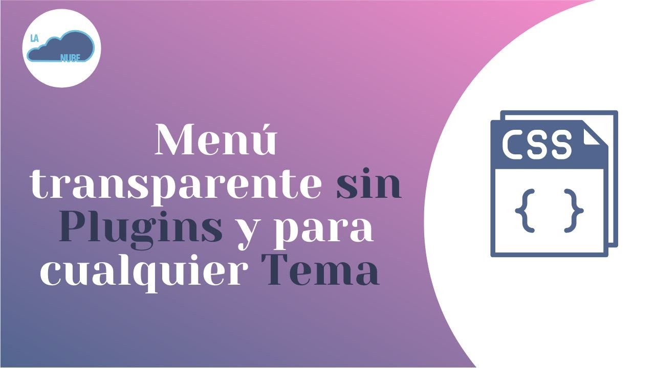 Menu transparente - YouTube