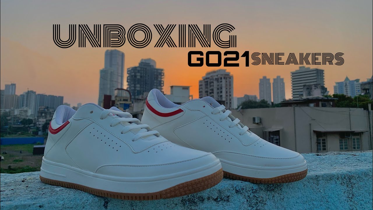 UNBOXING MY NEW GO 21 SNEAKERSA👟| Review | Budget buy | white sneaker ...