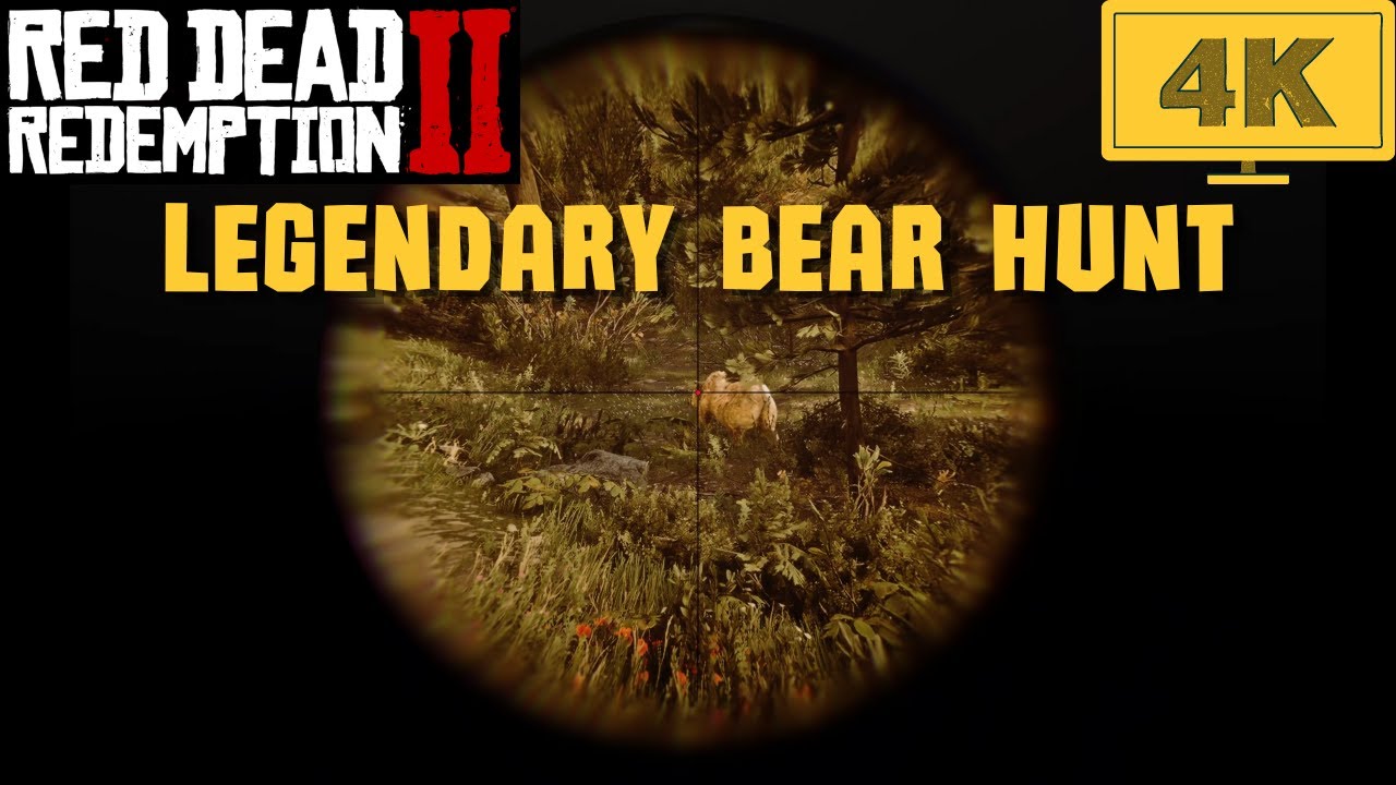 Legendary Bear Hunt Red Dead Redemption 2 4K RTX4090 - YouTube