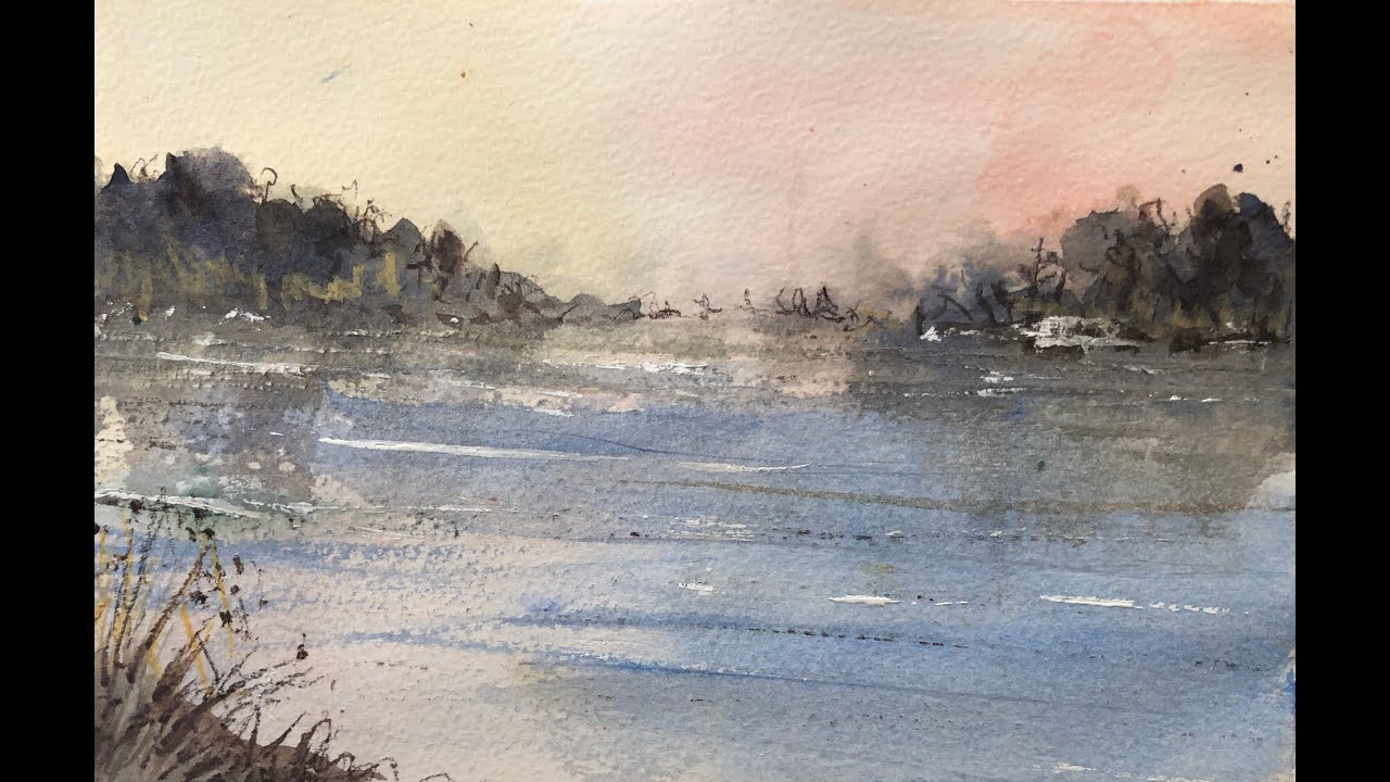 Watercolour tricks- Reflections - YouTube