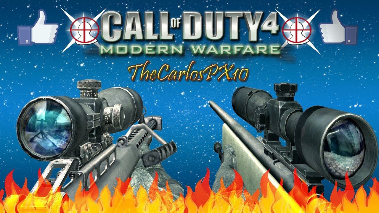 COD4 TheCarlosPX10 Clip Barret and M40 || \O/ || - YouTube