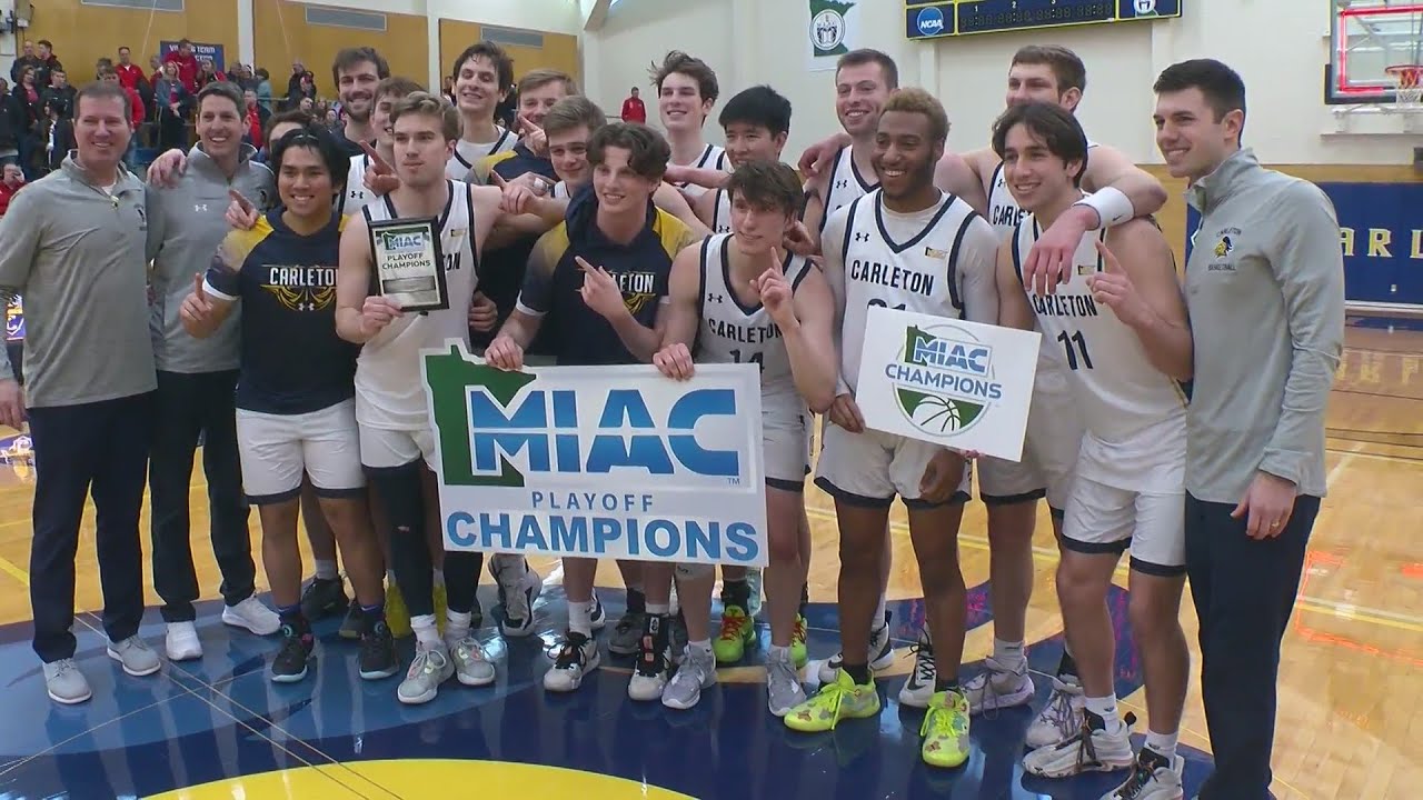 Carleton men's basketball team to partake in March Madness - YouTube