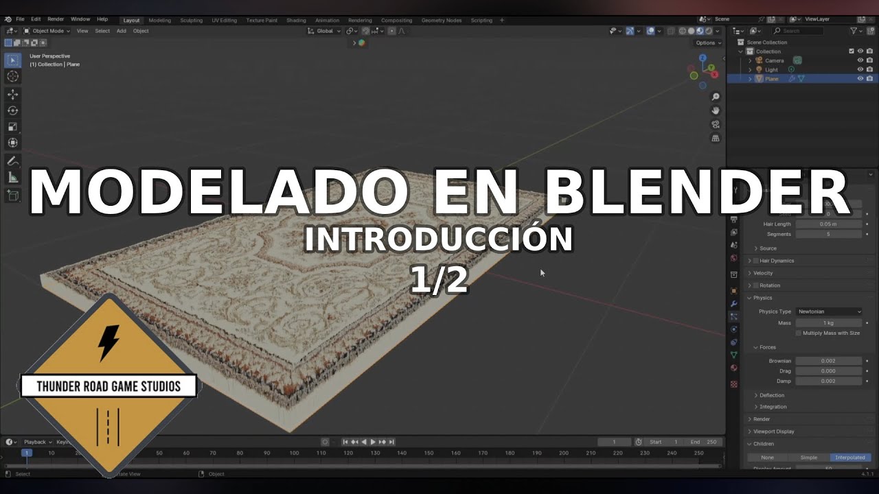 Tutorial: modelado 3d en Blender (introducción) - 2024 en español (1/2 ...