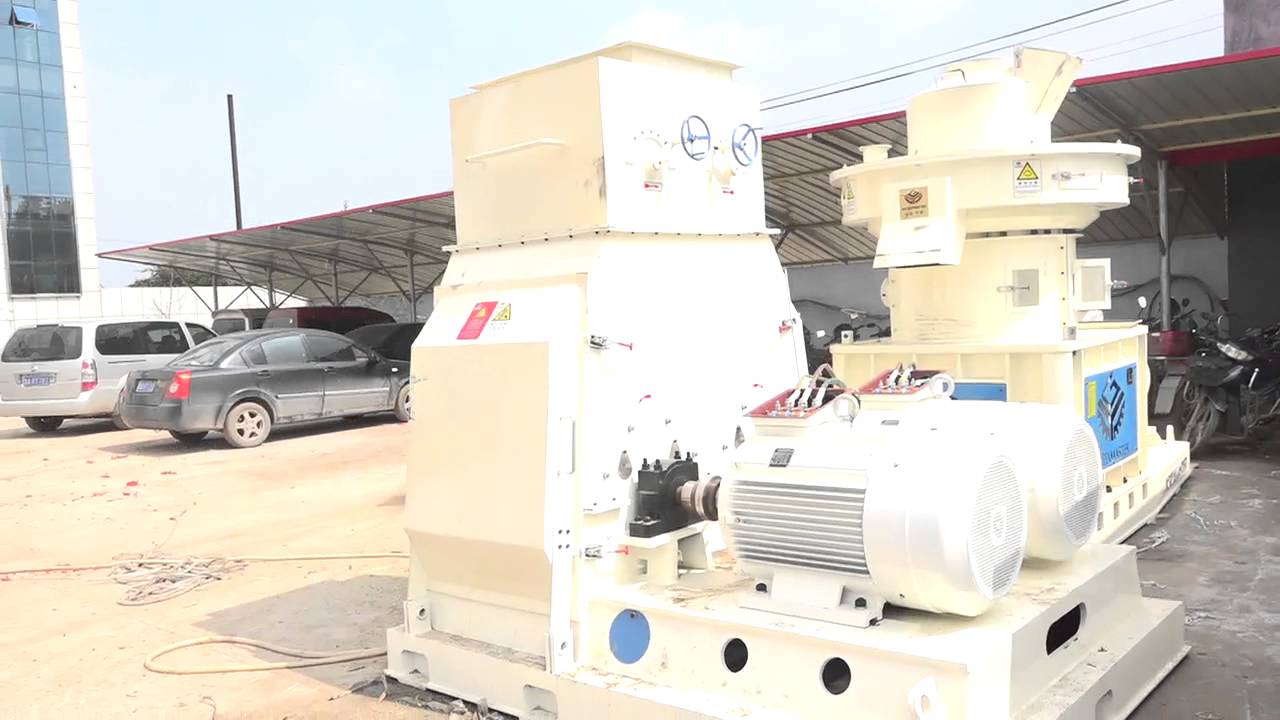 double rotor hammer mill - YouTube