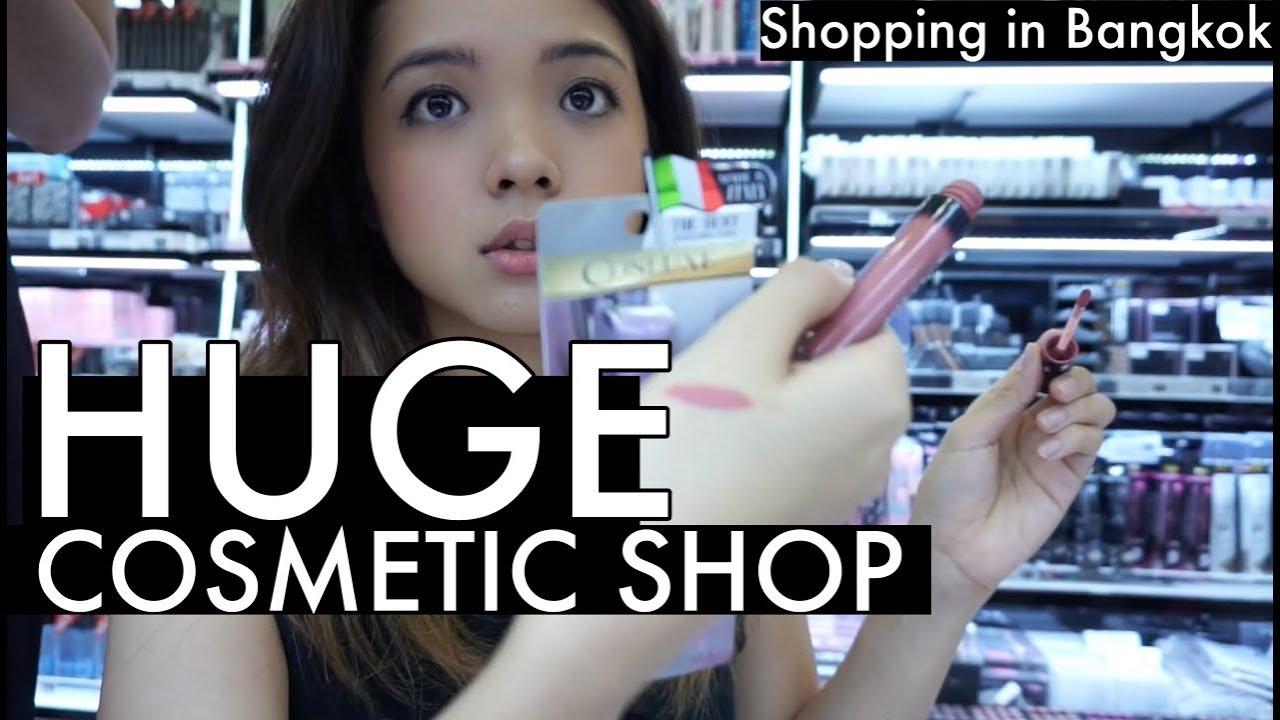 Shopping In Bangkok : H&M, Famous Thai Cosmetic Shop - YouTube