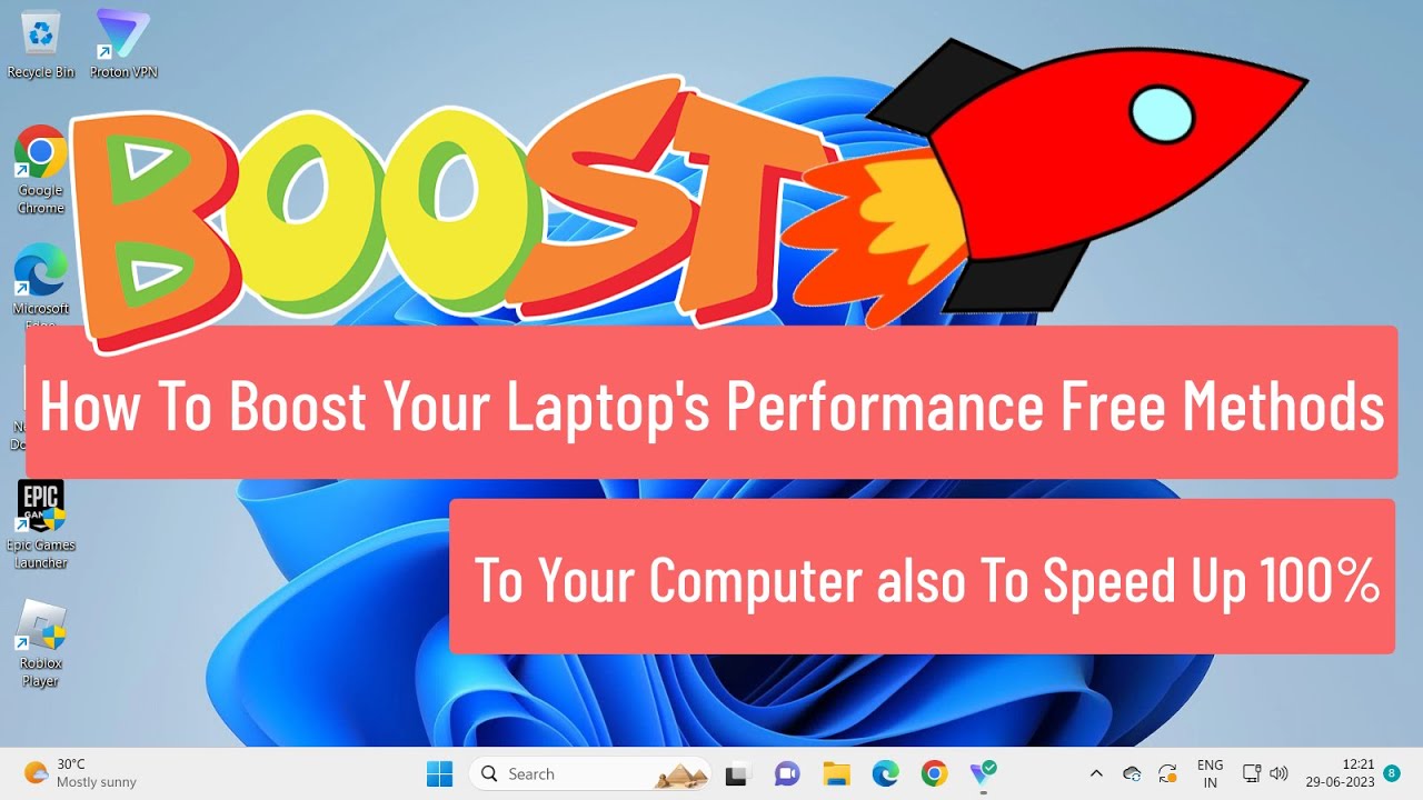 How To Boost Your Laptop's Performance: Free Methods To Your Computer ...