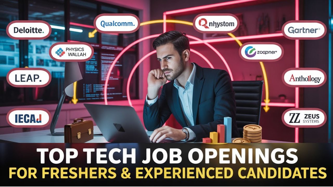 Top Tech Job Openings 2025 | For Freshers & Experienced Candidates ...