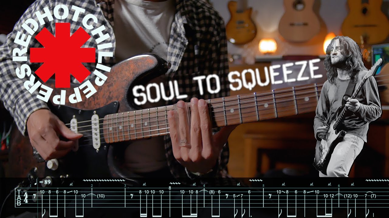 Soul To Squeeze Guitar SOLO | Red Hot Chili Peppers | FREE TAB - YouTube
