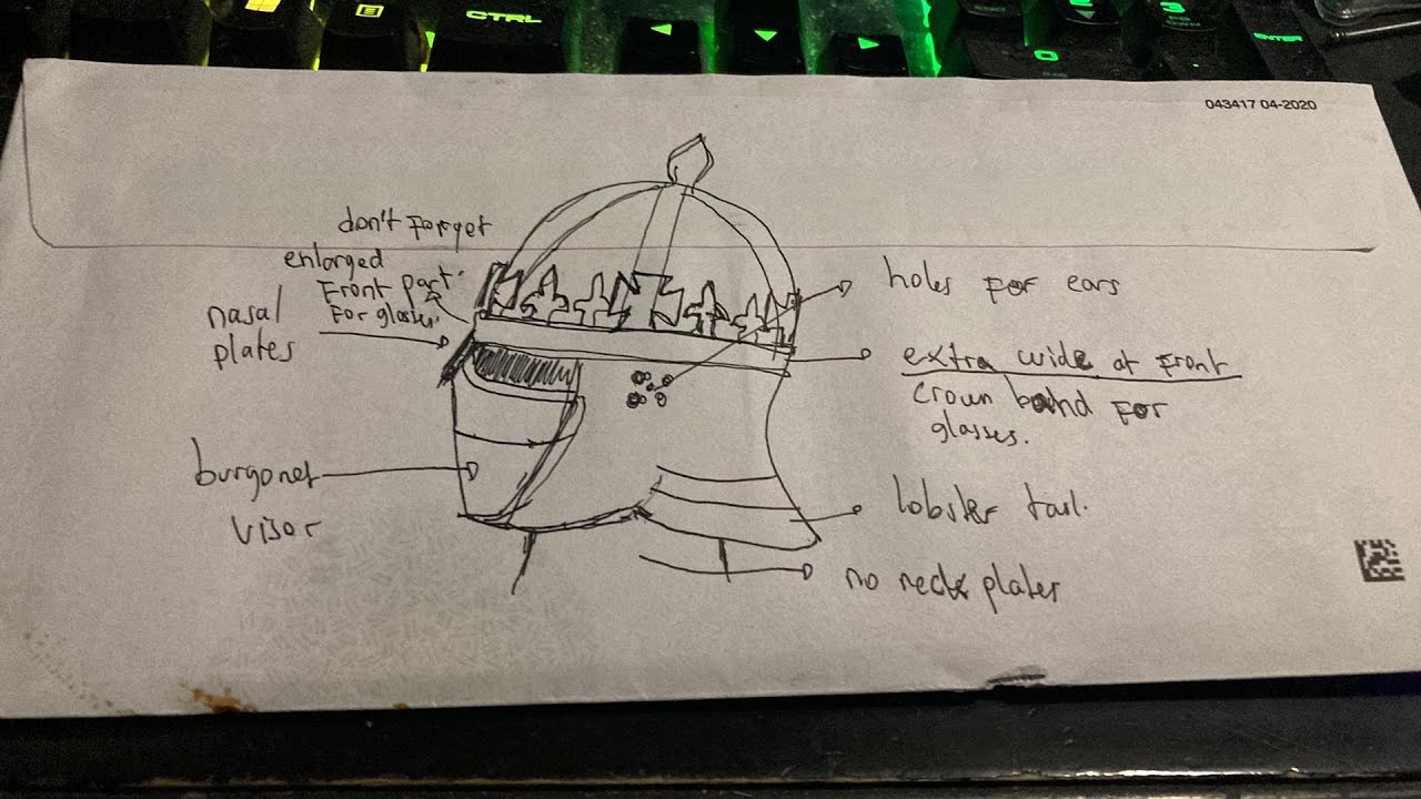 Custom Helmet Assembling Timelapse|Custom Medieval Helmet for combat ...