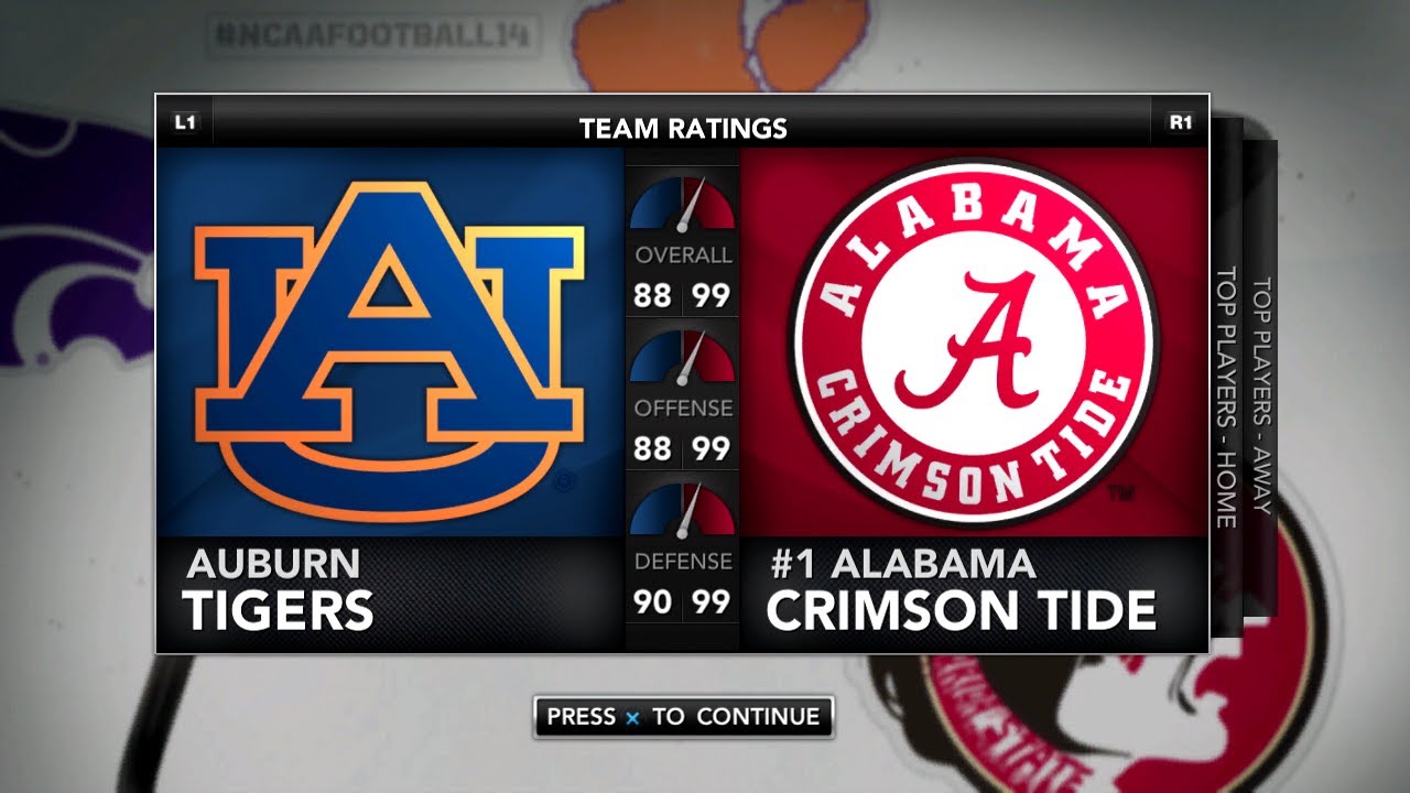 #1 College Football Rivalries: Iron Bowl - Alabama v Auburn - NCAA ...