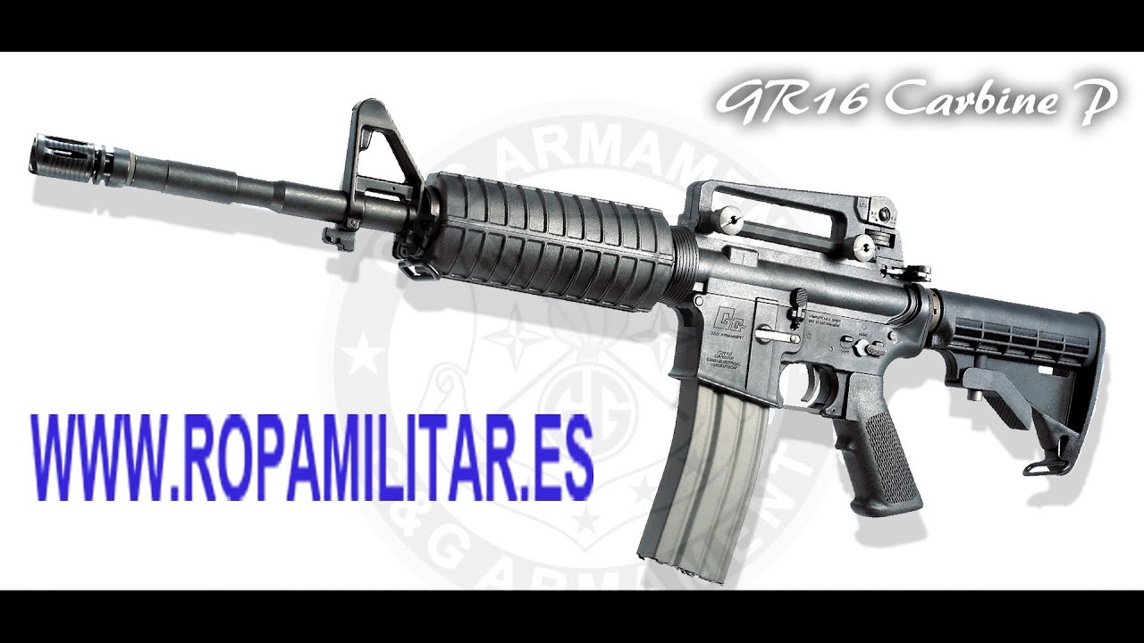 G&G airsoft GR16-P | Video sobre como usar el GR 16 P de G&G - YouTube