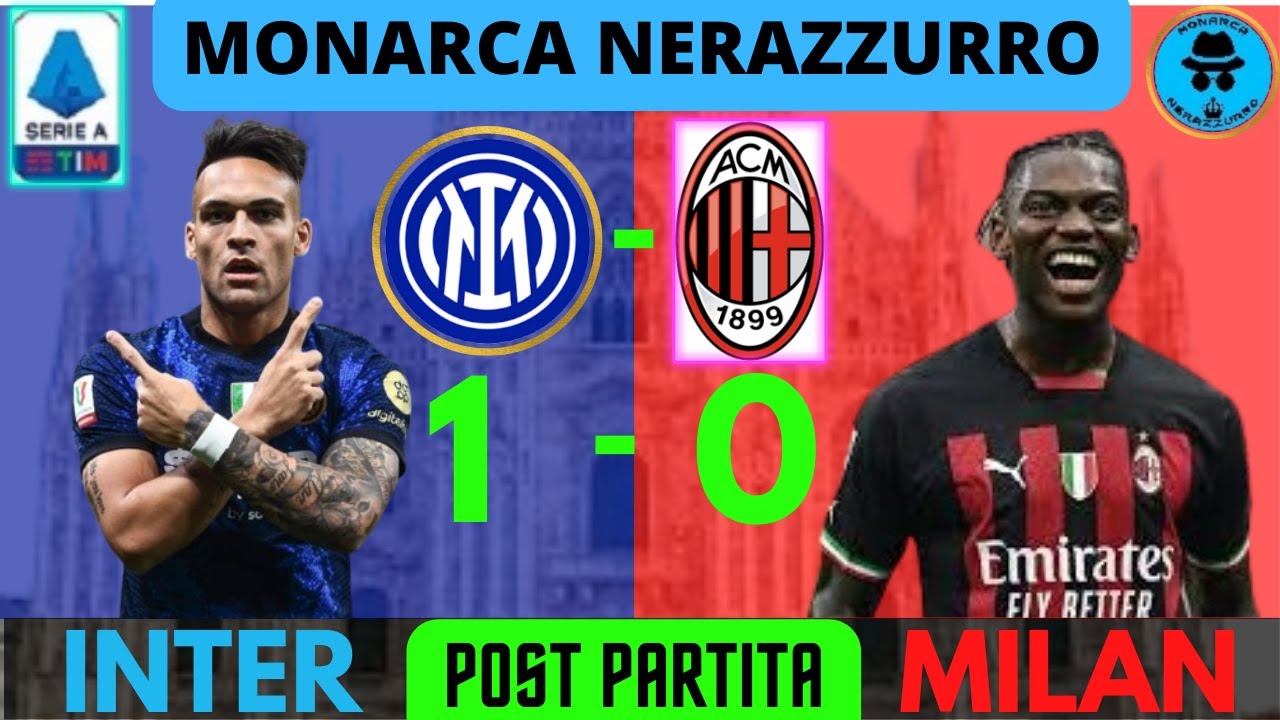 INTER-MILAN: POST PARTITA - YouTube