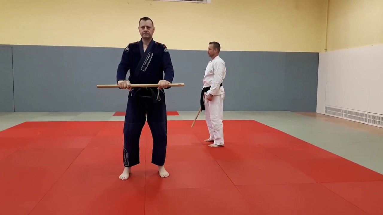 Kata Hanbo Shodan Bunkai Technik 5 - Schlagabfolge - YouTube