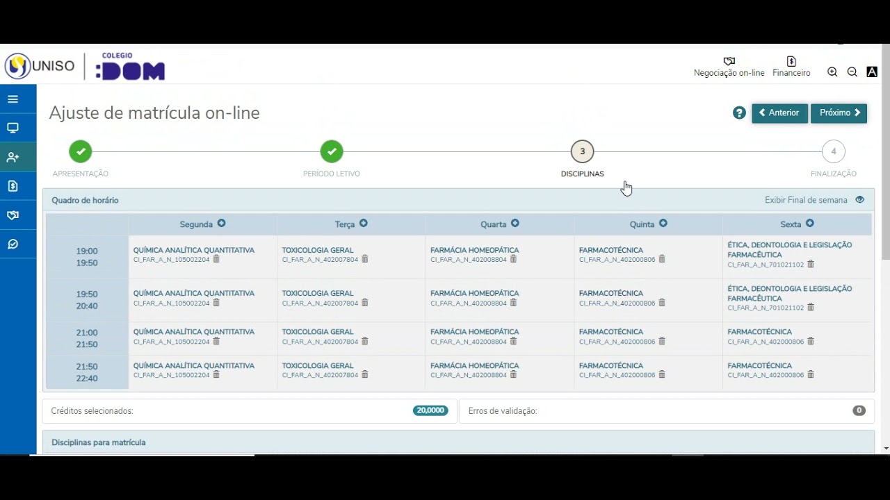 Uniso Area Do Aluno - RETOEDU