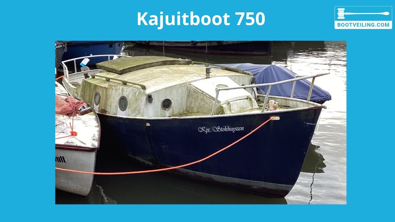 Kajuitboot 750 - YouTube
