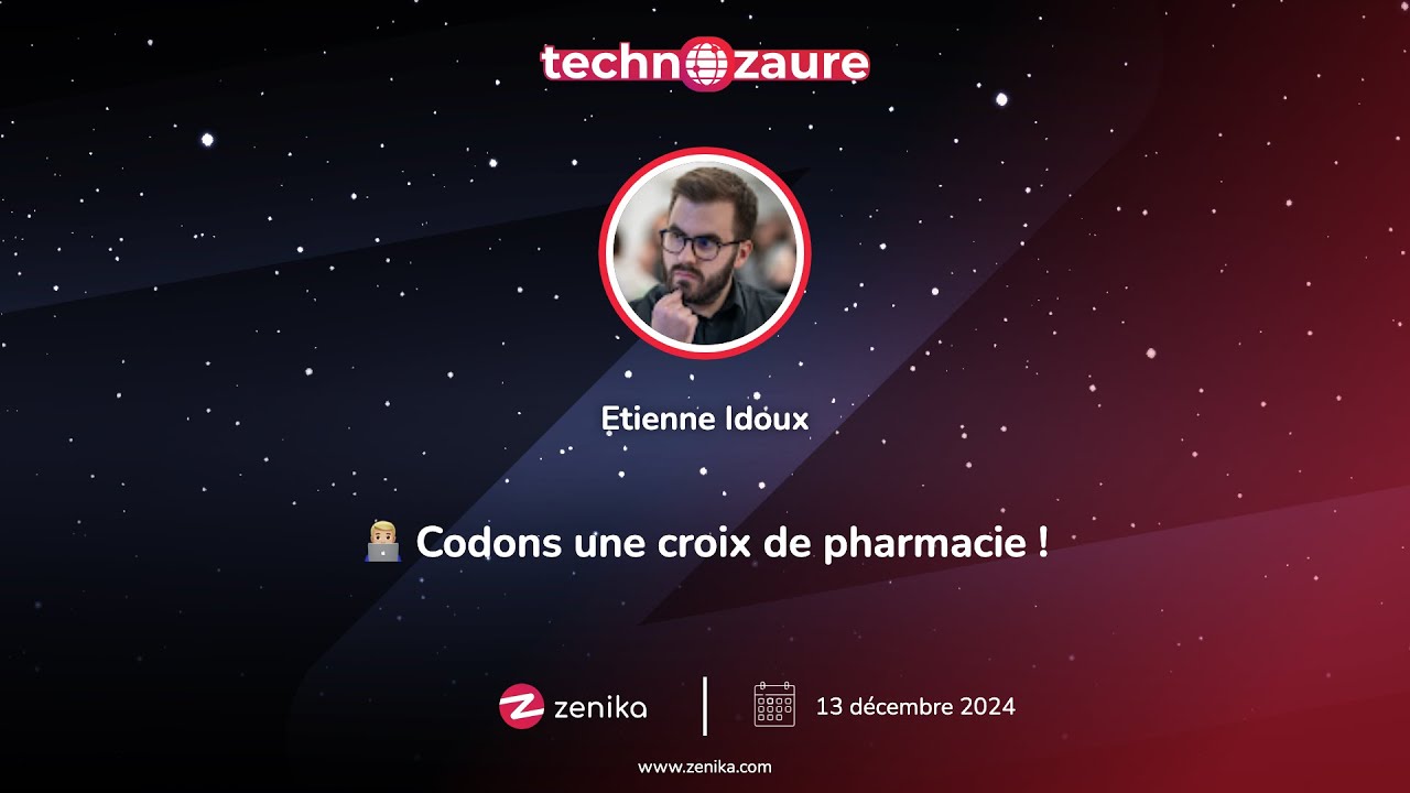 👨🏼‍💻 Codons une croix de pharmacie ! - Etienne Idoux - YouTube