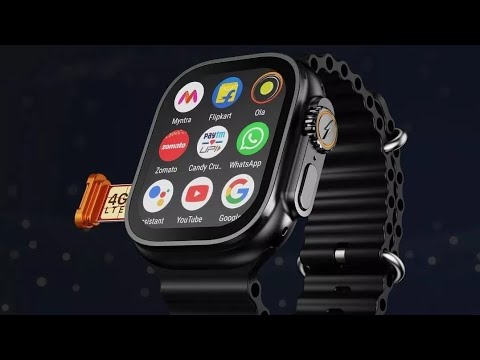 Relógio inteligente Smartwatch ultra Horizon entrada para chip 4g faz ...