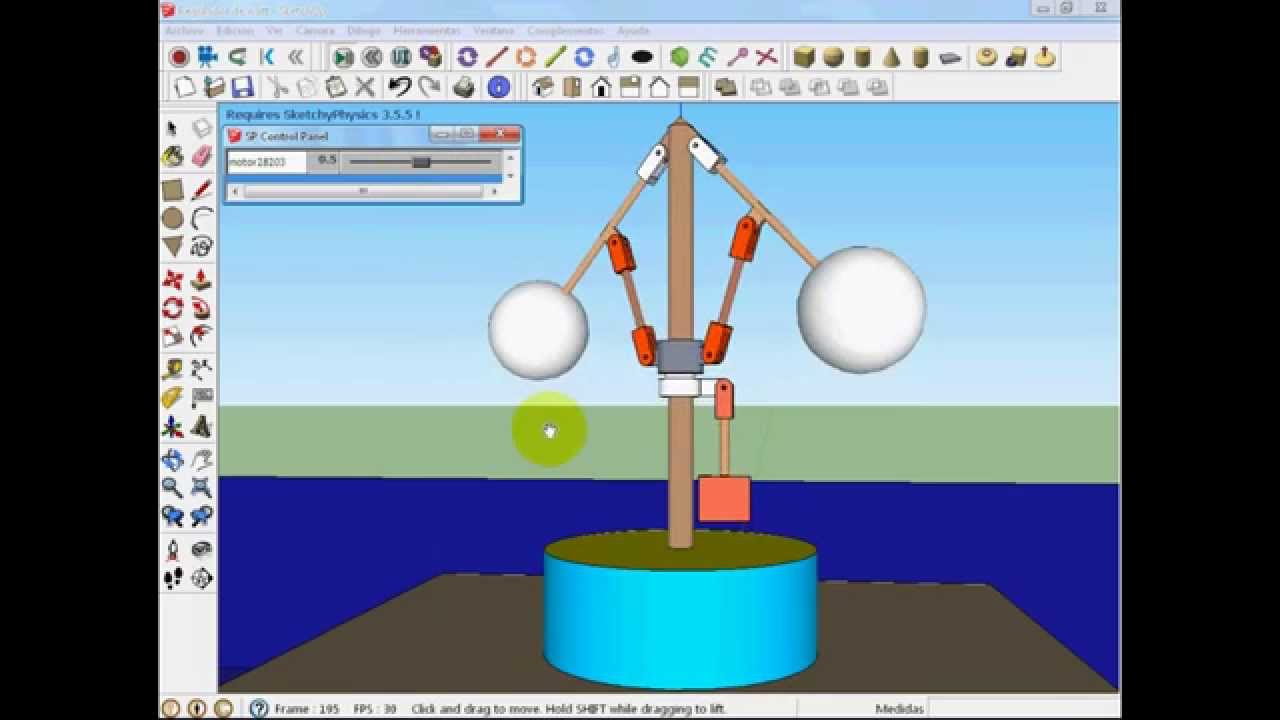 James Watt's centrifugal regulator (1788) ( flyball governor) - YouTube