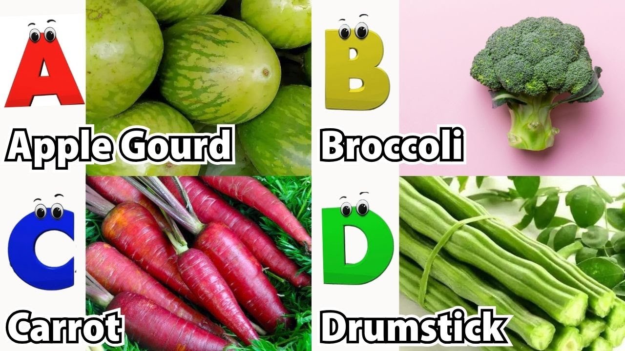 Vegetables ABC Song | Vegetables Alphabet Song | Phonics for Kids ...
