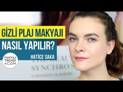 PLAJDA GİZLİ MAKYAJ NASIL YAPILIR? #makyaj
