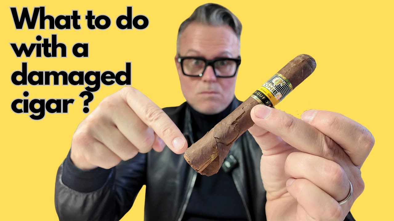 What to do with a damaged Cigar ? - YouTube
