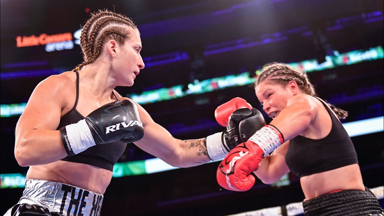 SAMANTHA WORTHINGTON VS EDINA KISS FULL FIGHT - YouTube