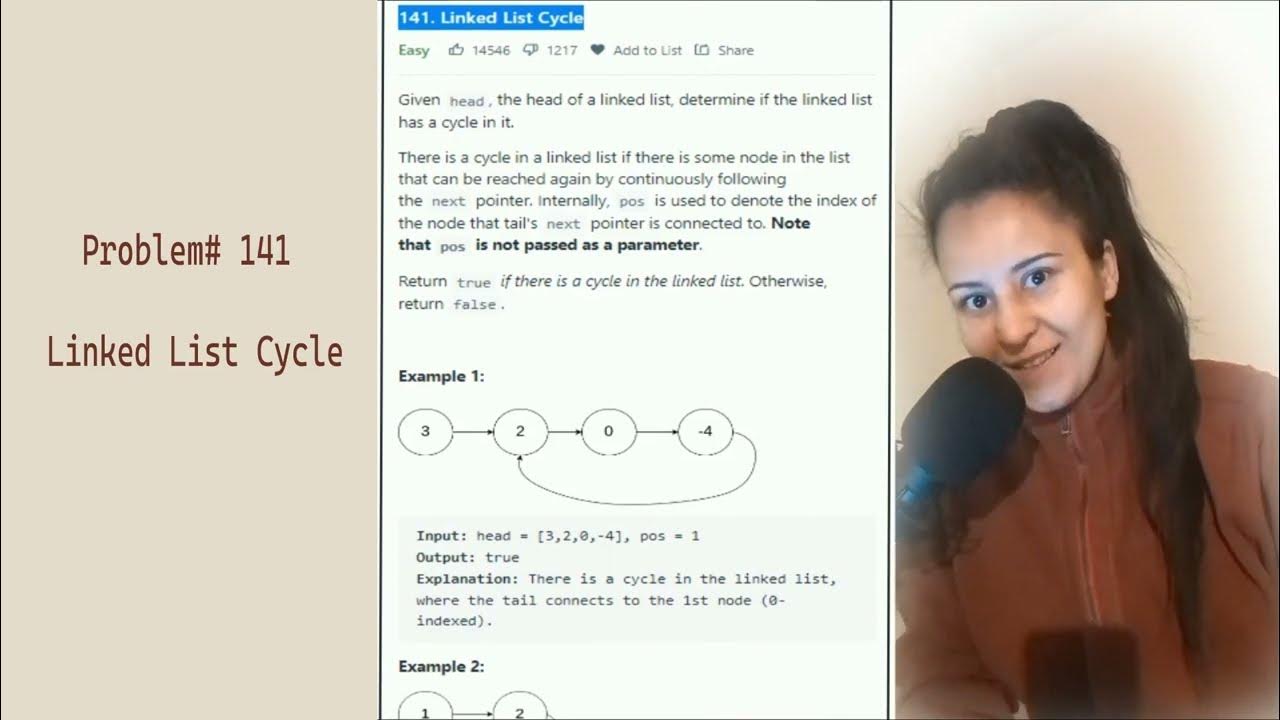 Linkedlist Leetcode Has Cycle Youtube