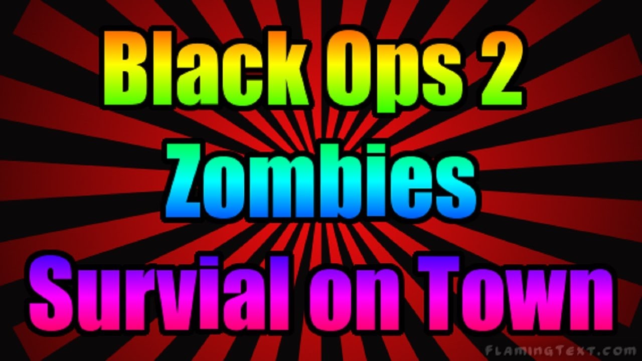 Black Ops 2 Zombies Round 20+ Survival on Town w/ MrJakester2001 - YouTube