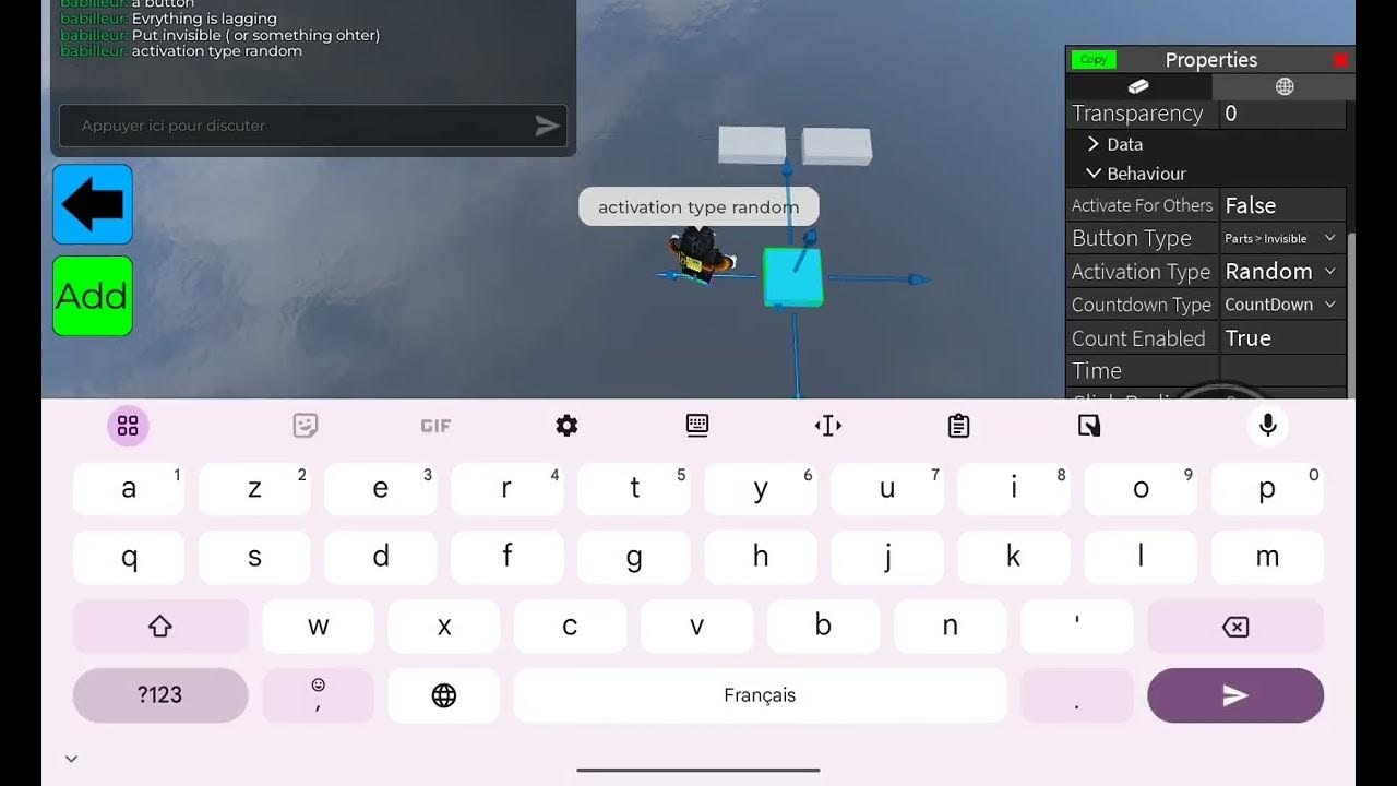Tutorial : how to use a randomizer button in Roblox Obby Creator - YouTube